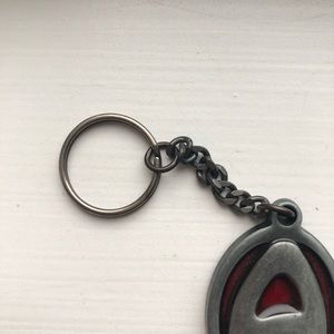 Vintage | Accessories | Vintage Pewter Red Letter A Keychain | Poshmark